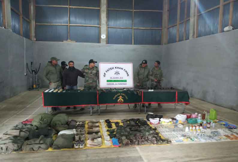 JammuAndKashmir Arms, ammunition & paraphernalia recovered after ...