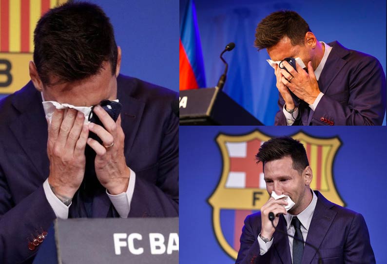 As Lionel Messi breaks down, so do football fans around the world ...