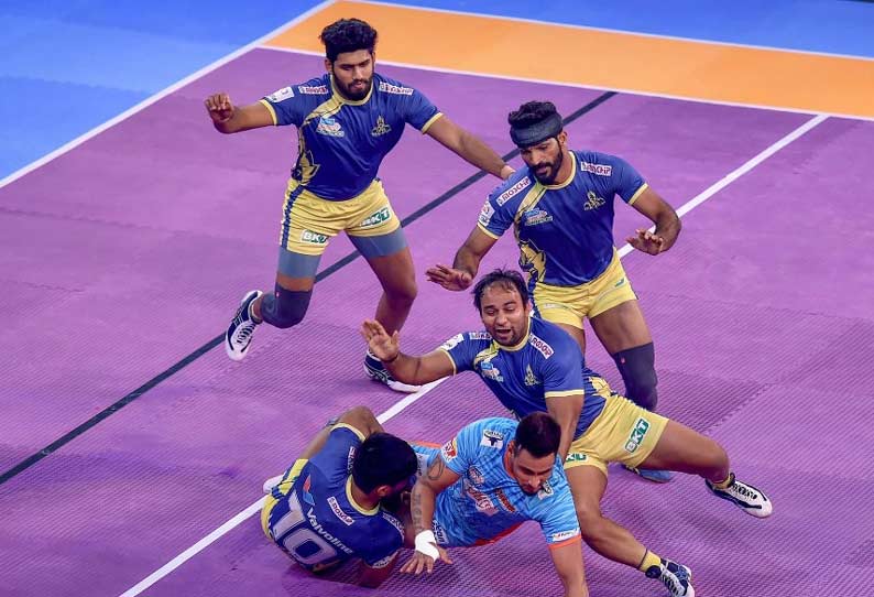 The Tamil Talawas team will face Yu Mumba in a match starting at 7.30 ...