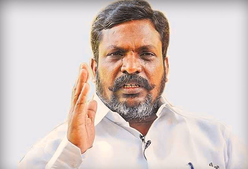 MP Thirumavalavan met the farmers on the Metro train in Delhi ...