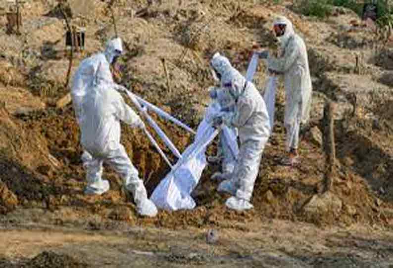 corona death | கொரோனாவால் இறந்த பெண்ணின் உடலை அடக்கம் செய்யமுடியாமல் ...