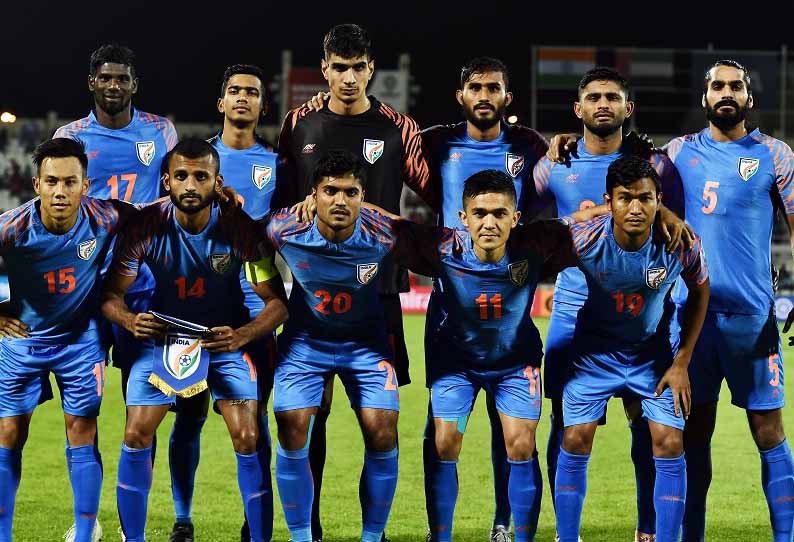 Indian football team gears up for SAFF championship in Maldives ...