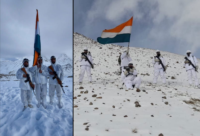 Indo-Tibetan Border Police (ITBP) personnel celebrate #RepublicDay at ...