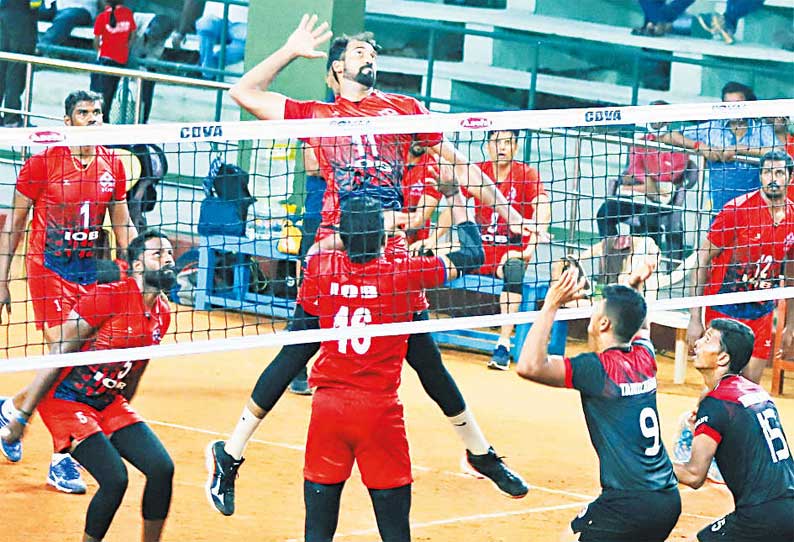A Division League Volleyball Customs Department Team Wins A a-division-league-volleyball-customs-department-team-wins-a