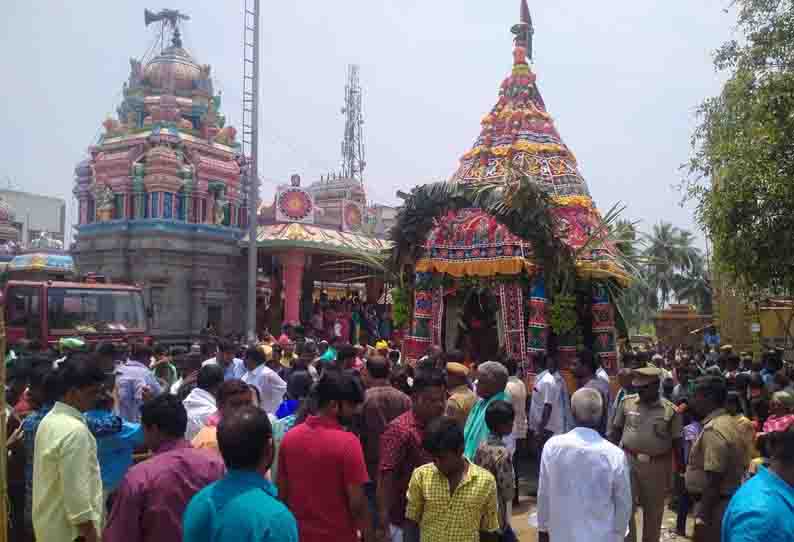 Therottam | புதுநடுவலூரில் மாரியம்மன் கோவில் தேரோட்டம்