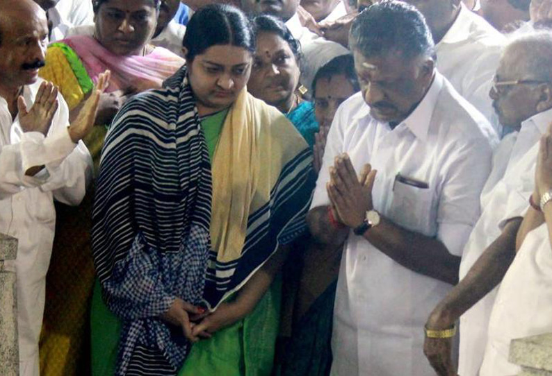 Deepa sudden reluctance to co-operate with o panneer selvam | ஓ ...