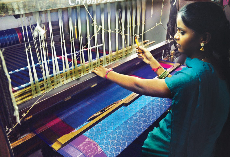 Weak silk weaving industry, Allegation of handloom weaving in the ...